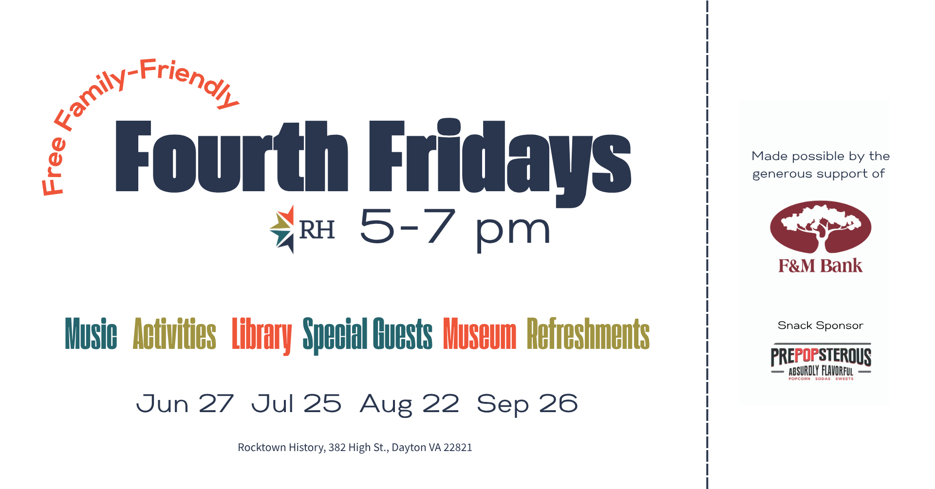 Fourth Friday Open House - Rocktown History